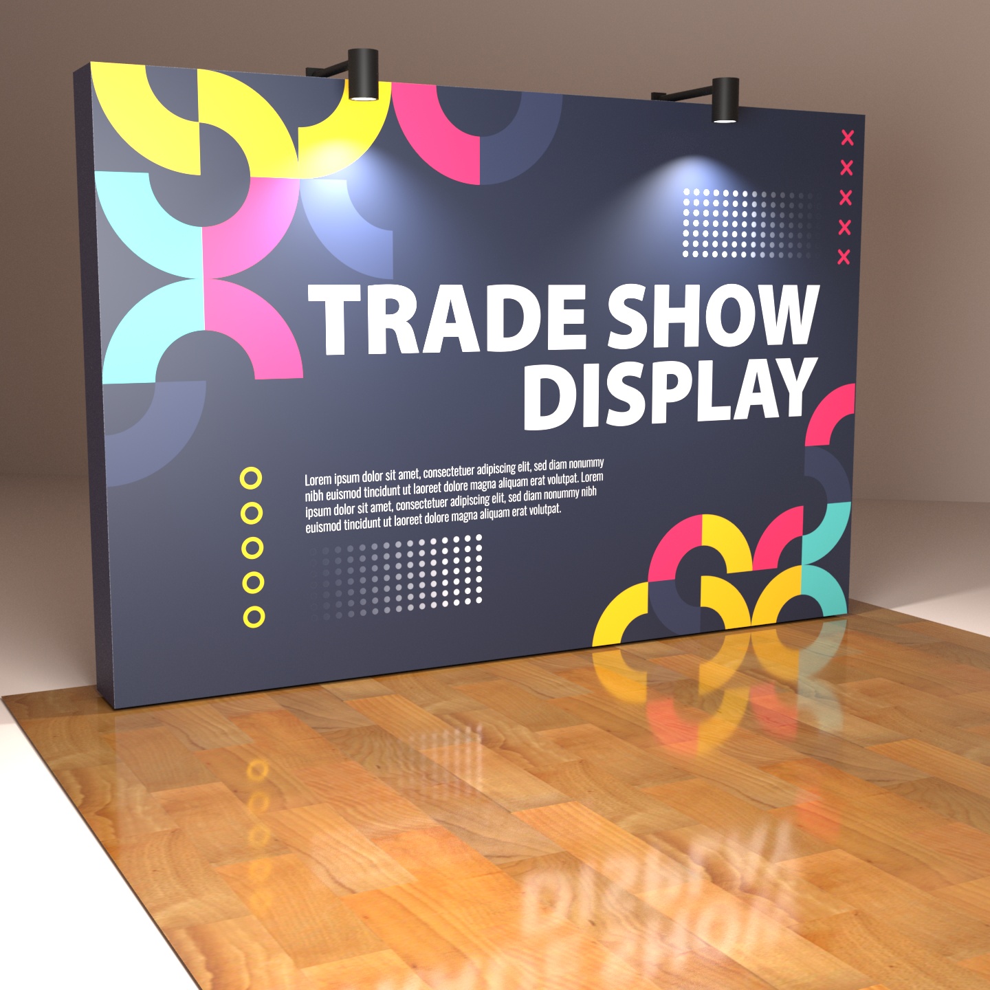 8ft Straight Velcro Fabric foldable stand - 777sign 8ft Straight Velcro Fabric foldable stand - 777sign